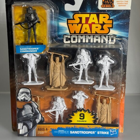 Hasbro | Toys | 24 Star Wars Command Sandtrooper Strike 9 Figures ...